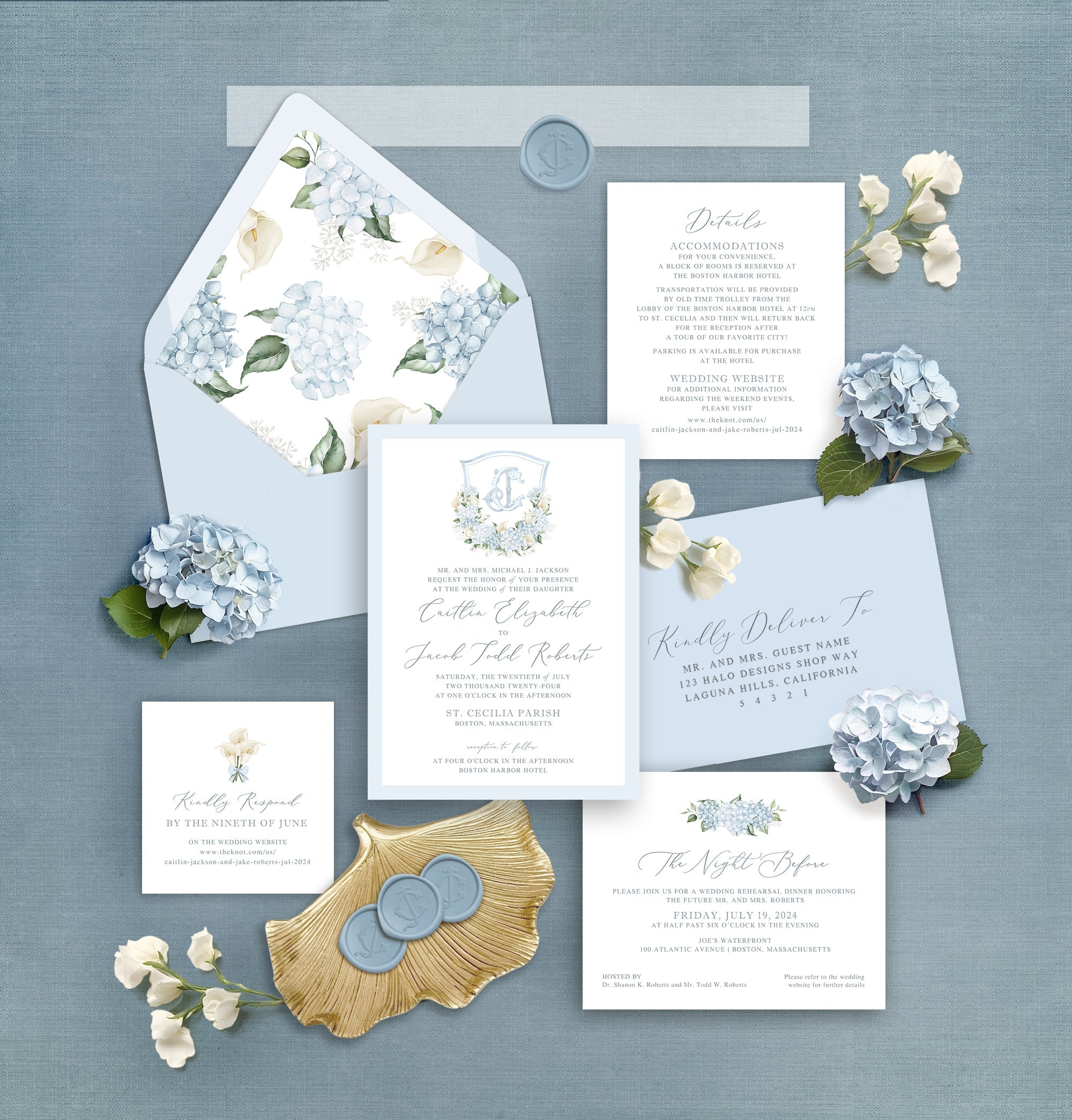 Elegant Wedding Invitation Suites | 100+ Curated Designs – HALOdesignsSHOP